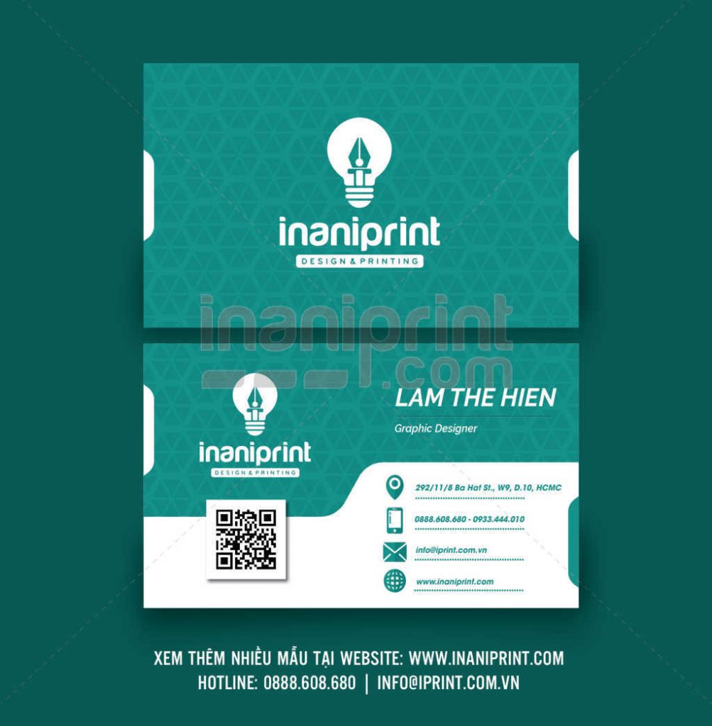 Mẫu name card đẹp KD016 » In Ấn iPrint - In name card giá rẻ