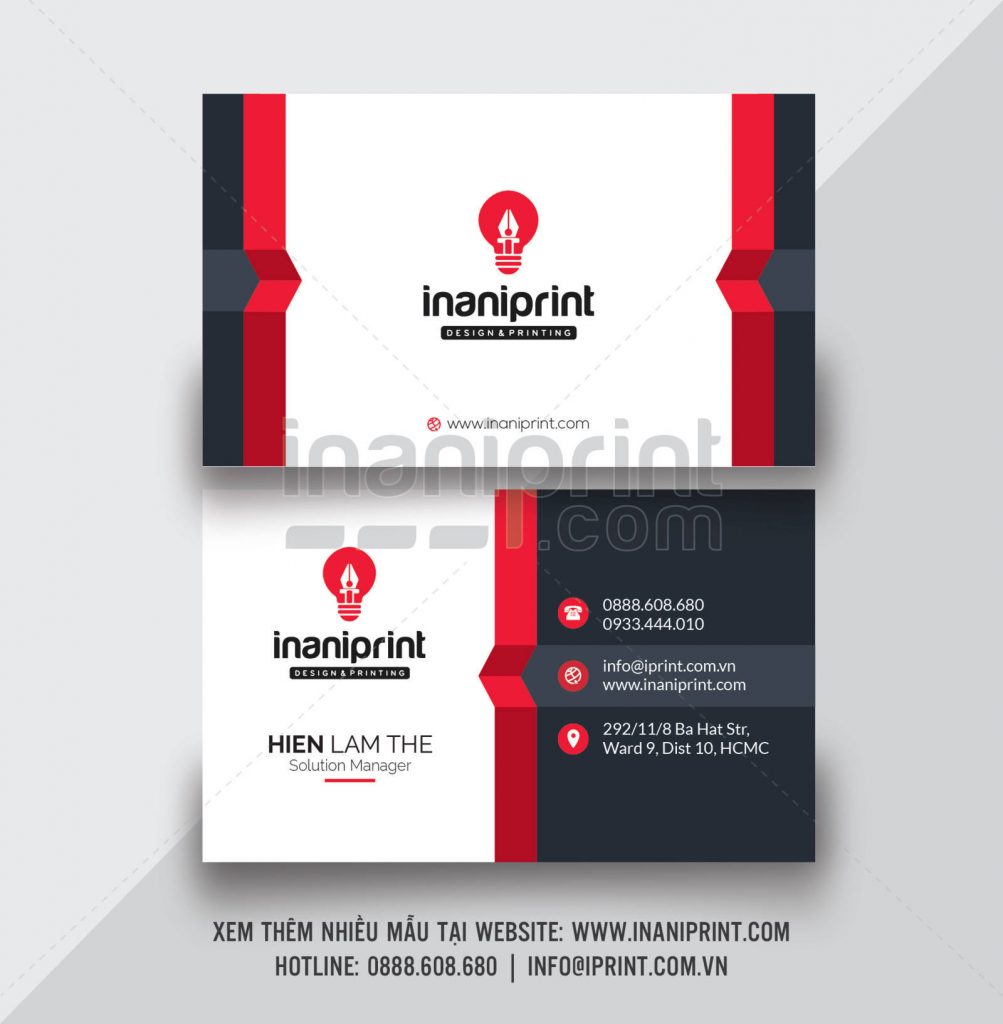 Mẫu name card đẹp KD024 » In Ấn iPrint - In name card giá rẻ