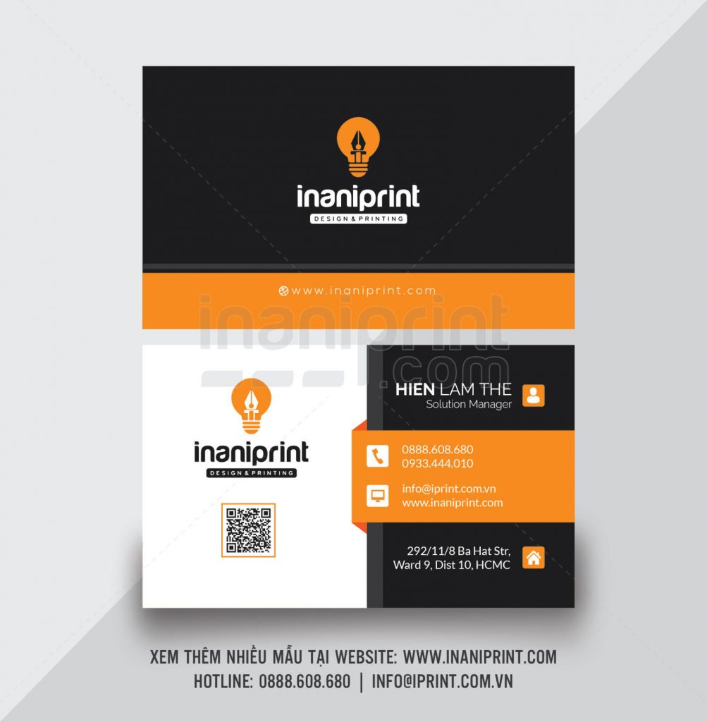 Mẫu name card đẹp KD026 » In Ấn iPrint - In name card giá rẻ