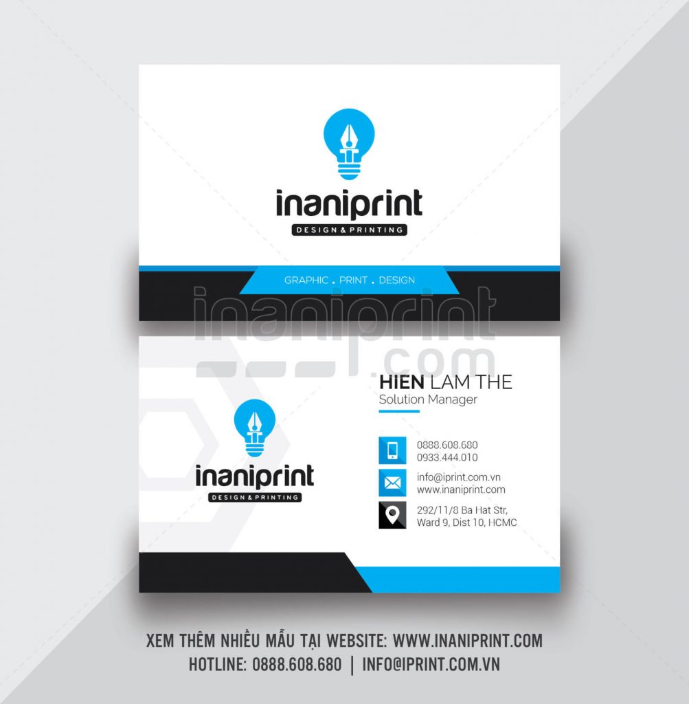 Mẫu name card đẹp KD031 » In Ấn iPrint - In name card giá rẻ