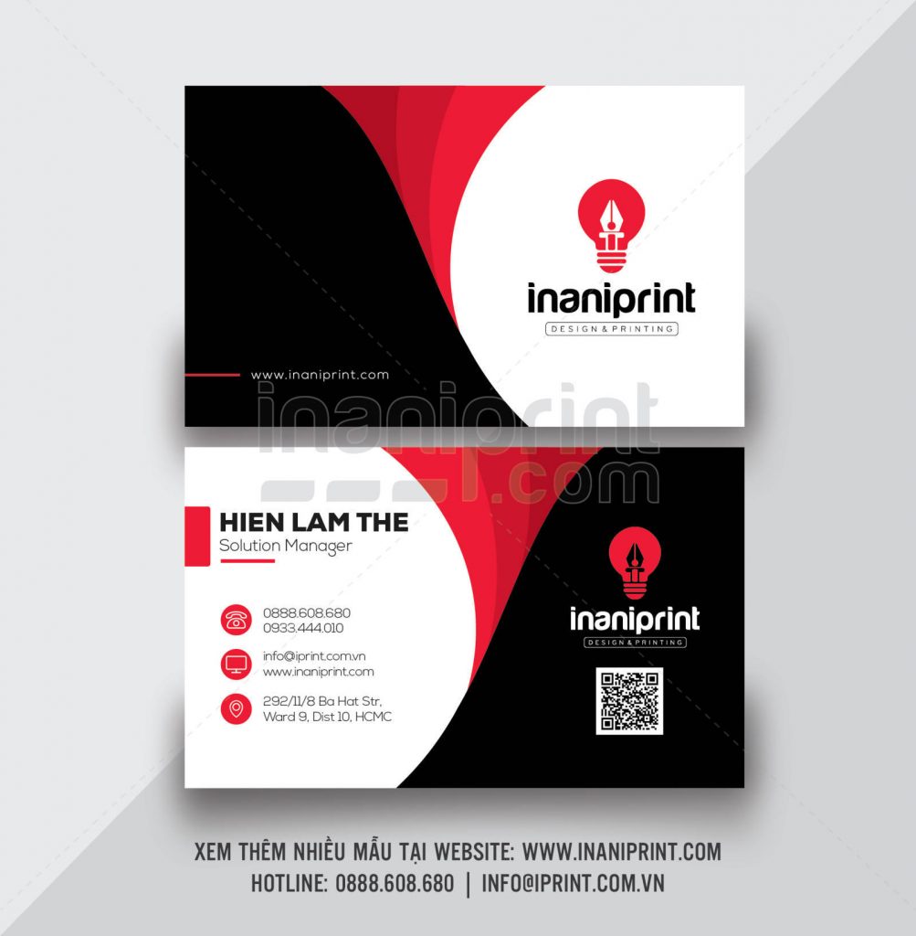 Mẫu name card đẹp KD033 » In Ấn iPrint - In name card giá rẻ