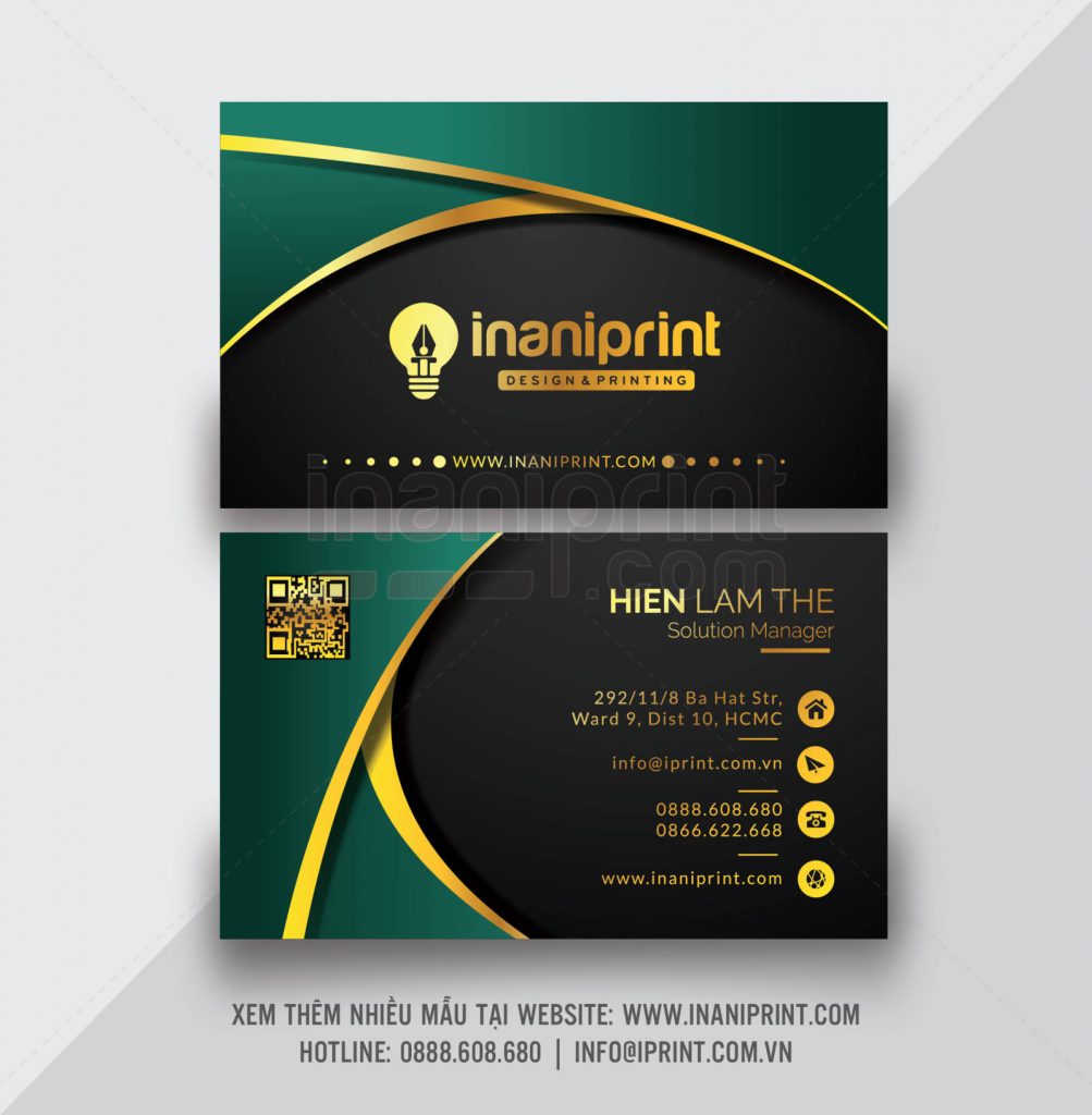 Mẫu name card đẹp KD044 » In Ấn iPrint - In name card giá rẻ