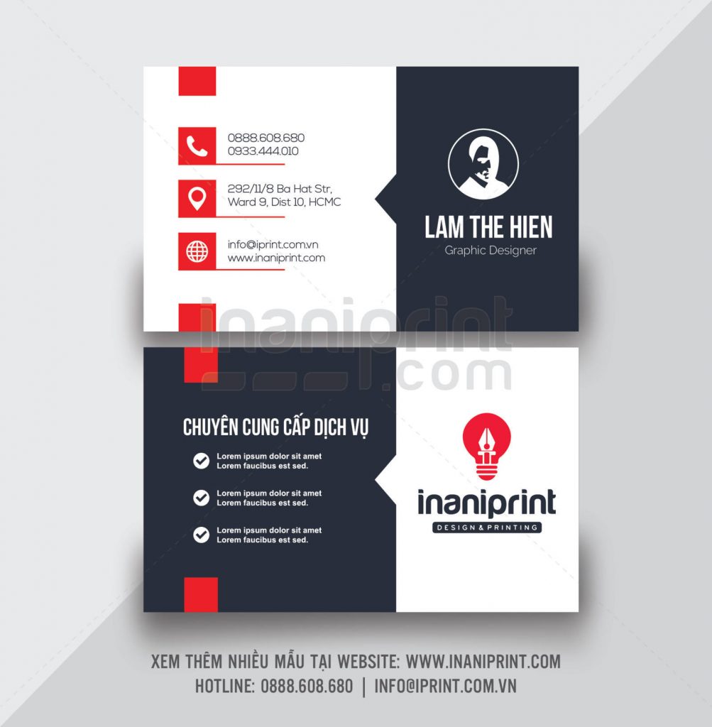 Mẫu name card đẹp KD045 » In Ấn iPrint - In name card giá rẻ