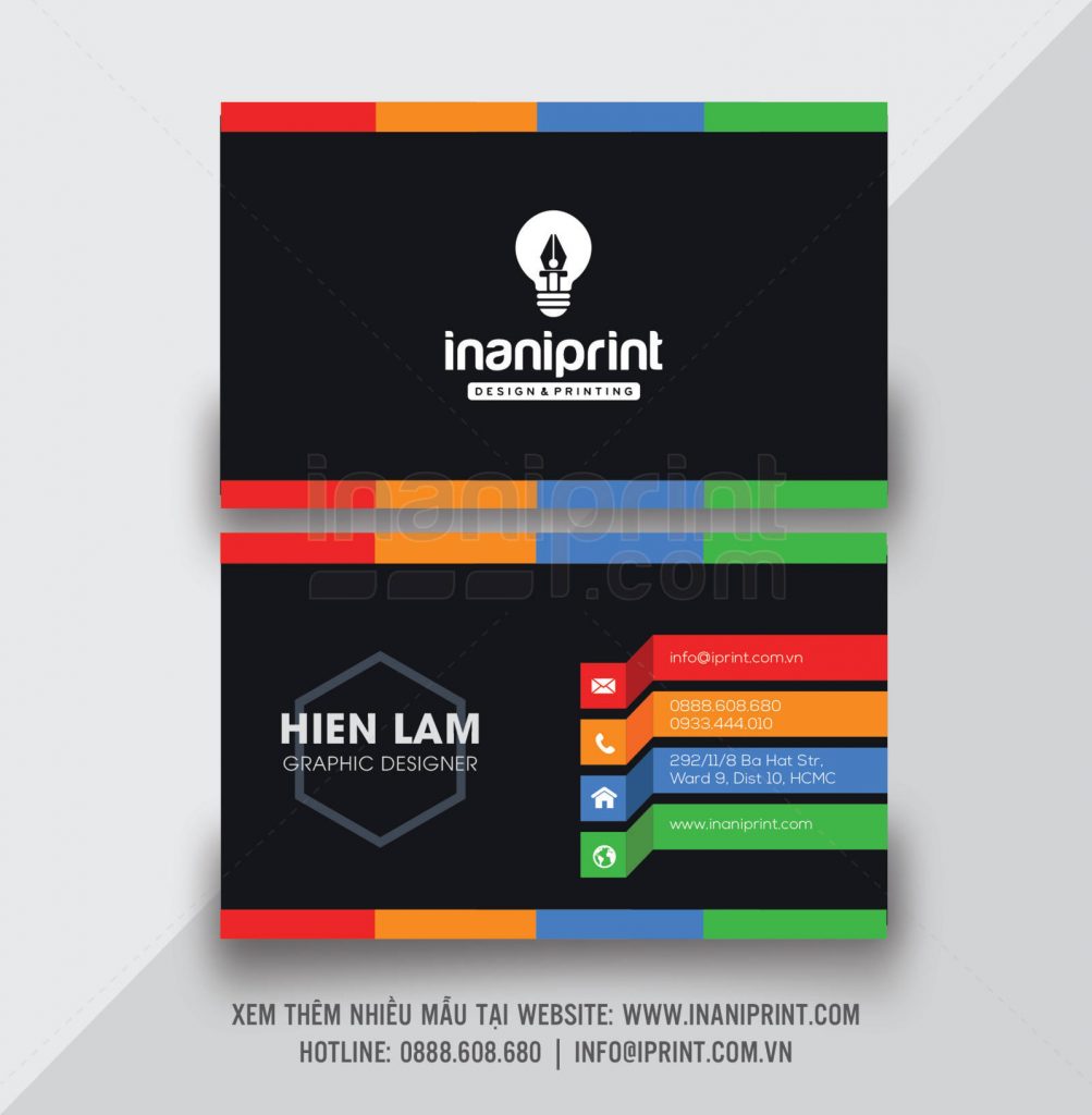 Mẫu name card đẹp KD048 » In Ấn iPrint - In name card giá rẻ