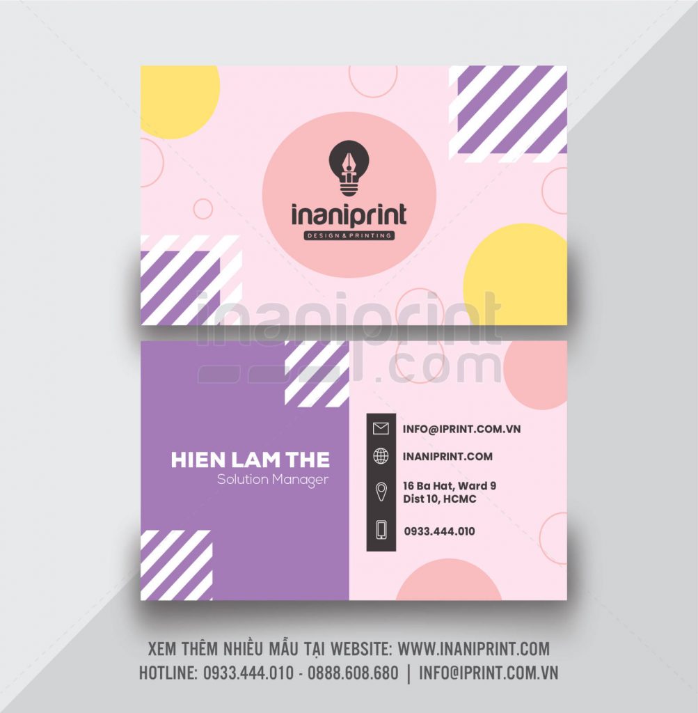 Mẫu name card đẹp KD054 » In Ấn iPrint - In name card giá rẻ