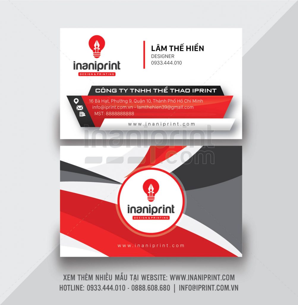 Mẫu name card đẹp KD055 » In Ấn iPrint - In name card giá rẻ