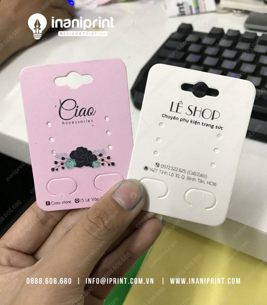 Mẫu tag treo bông tai, tag treo dây chuyền, tag kẹp tóc đẹp