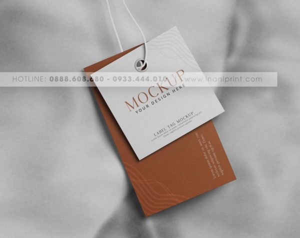 In tag treo quần áo giá rẻ, thẻ treo, mác treo, thẻ bài, tag giá quần áo