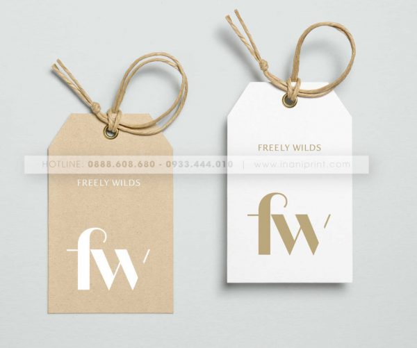 In tag treo quần áo giá rẻ, thẻ treo, mác treo, thẻ bài, tag giá quần áo