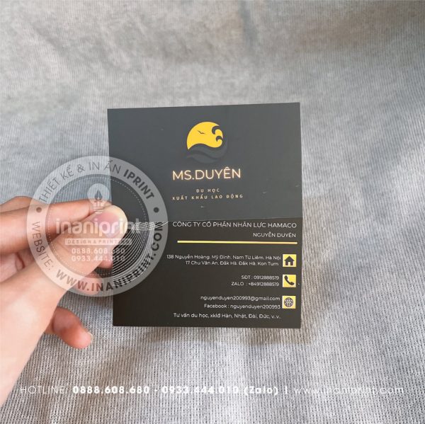 Mẫu Card Visit Công Ty Cung Ứng Nhân Lực Hamaco, Name Card Công Ty Cung ...