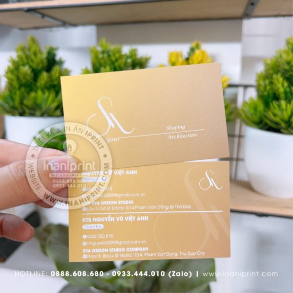 Mẫu Card Visit Công Ty SYA Design Studio, Name Card Công Ty SYA Design ...