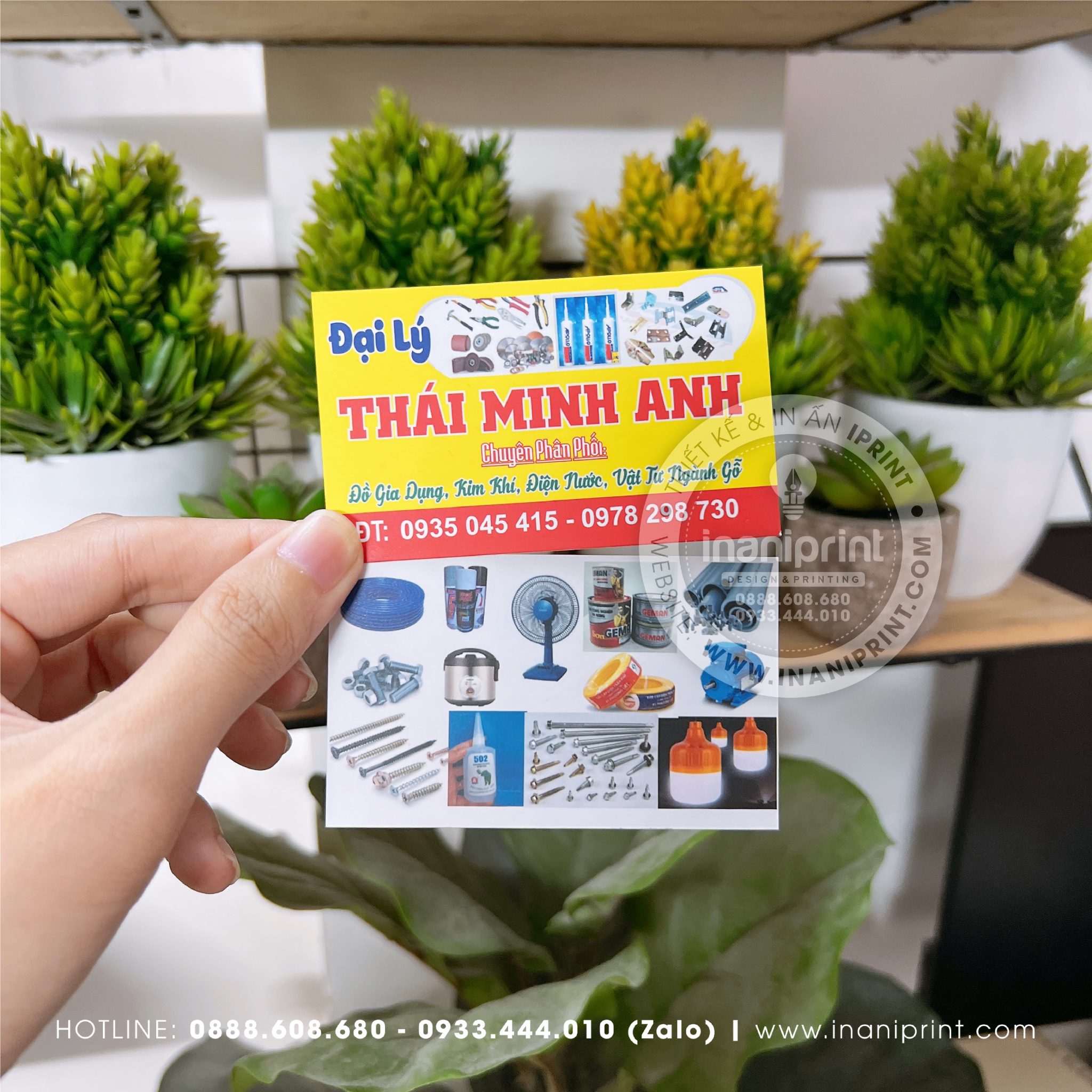 Mẫu Card Visit Shop Đồ Gia Dụng, Name Card Shop Đồ Gia Dụng, Danh Thiếp ...