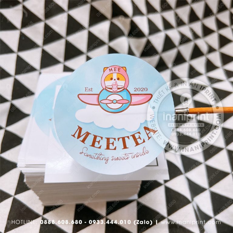 Mẫu Tem Shop Trà Sữa, Tem Nhãn Shop Trà Sữa, Decal Dán Shop Trà Sữa ...
