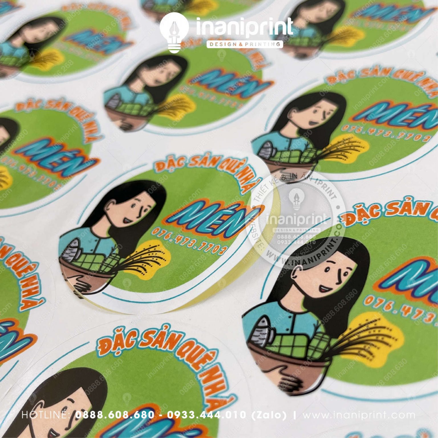 Mẫu Tem Shop Đặc Sản, Tem Nhãn Shop Đặc Sản, Decal Dán Shop Đặc Sản ...