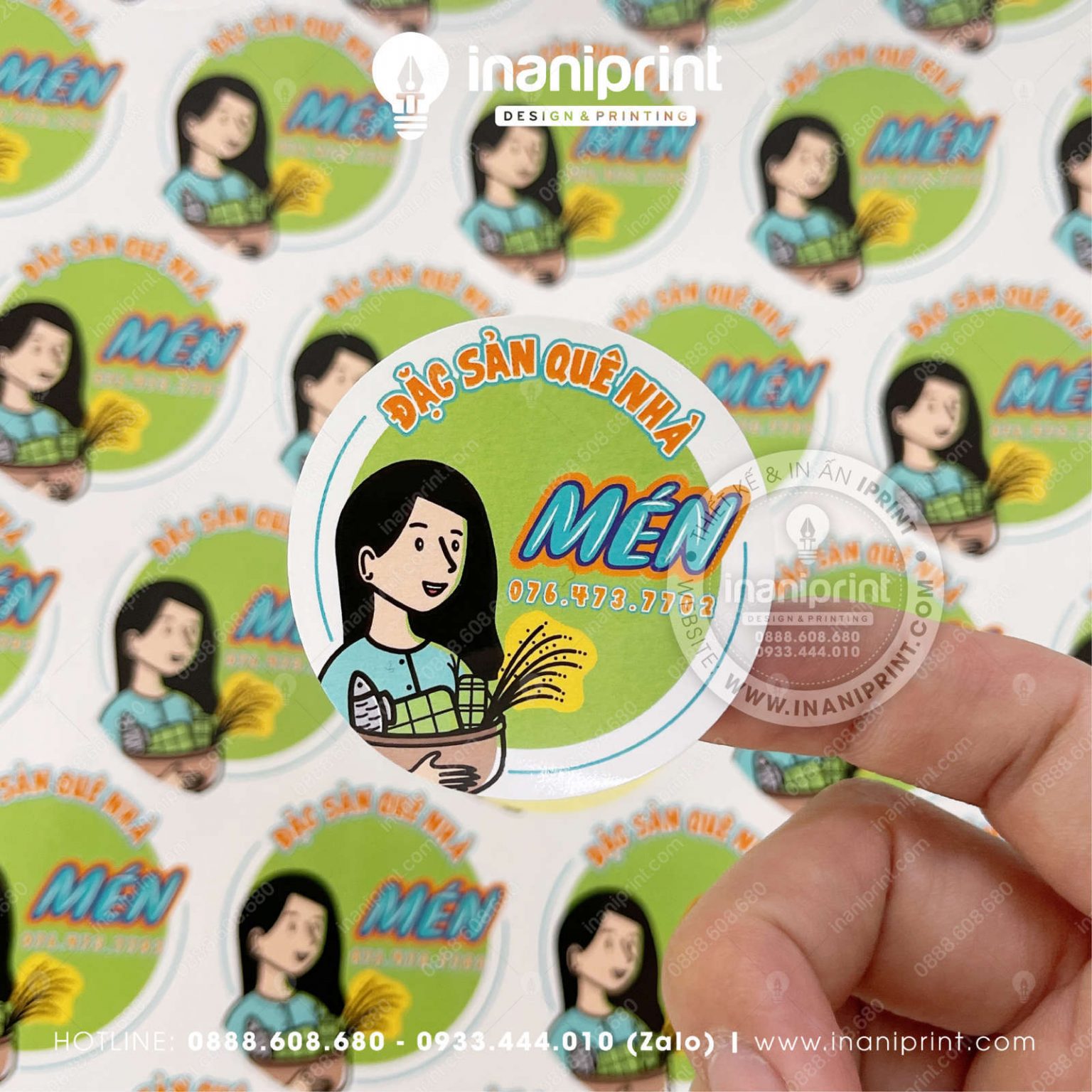 Mẫu Tem Shop Đặc Sản, Tem Nhãn Shop Đặc Sản, Decal Dán Shop Đặc Sản ...