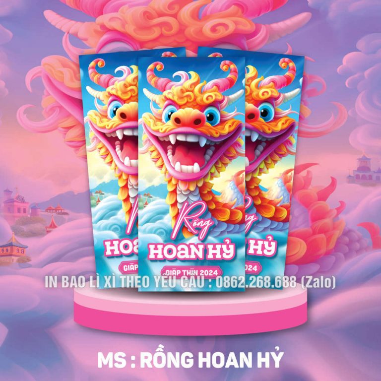 Mẫu Bao Lì Xì Năm Rồng 2024, Bao Lì Xì Xuân Giáp Thìn 2024, Bao Lì Xì ...