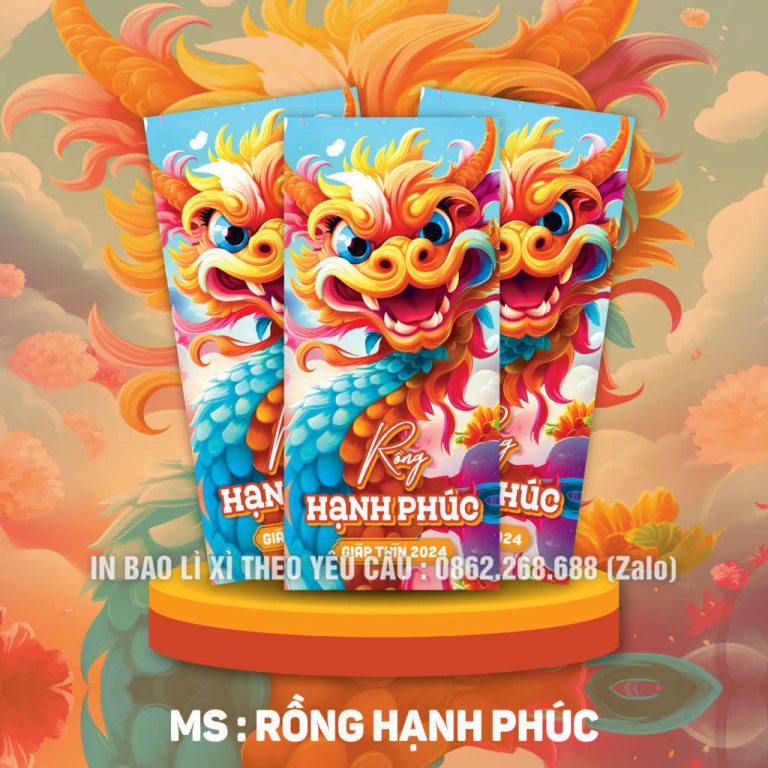 Mẫu Bao Lì Xì Năm Rồng 2024, Bao Lì Xì Xuân Giáp Thìn 2024, Bao Lì Xì ...