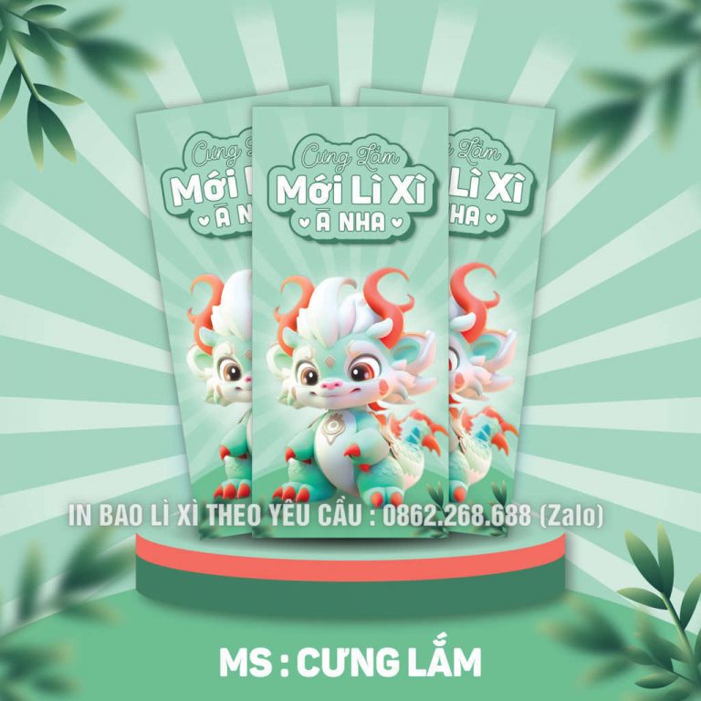 Mẫu Bao Lì Xì Năm Rồng 2024, Bao Lì Xì Xuân Giáp Thìn 2024, Bao Lì Xì ...