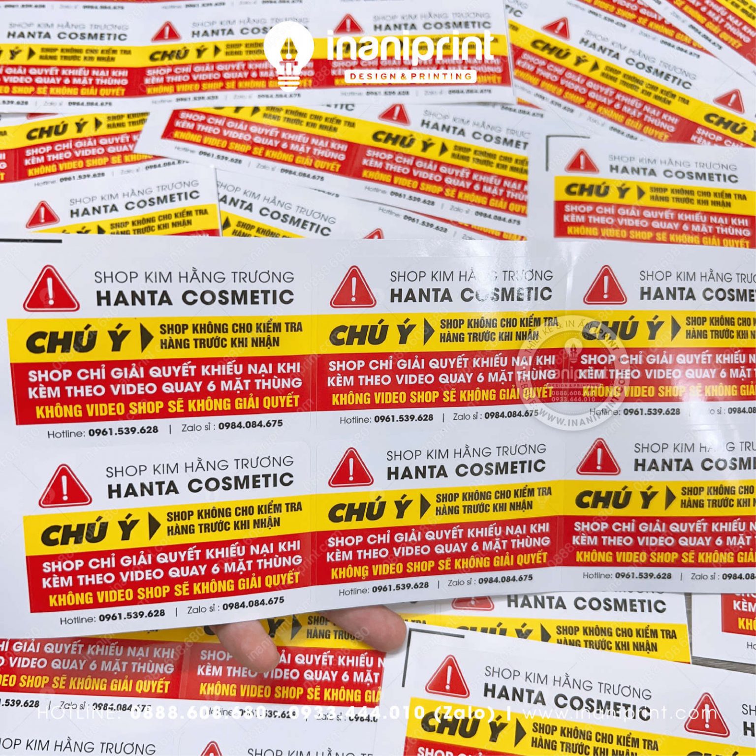 Mẫu Tem Shop Mỹ Phẩm, Tem Nhãn Shop Mỹ Phẩm, Decal Dán Shop Mỹ Phẩm ...