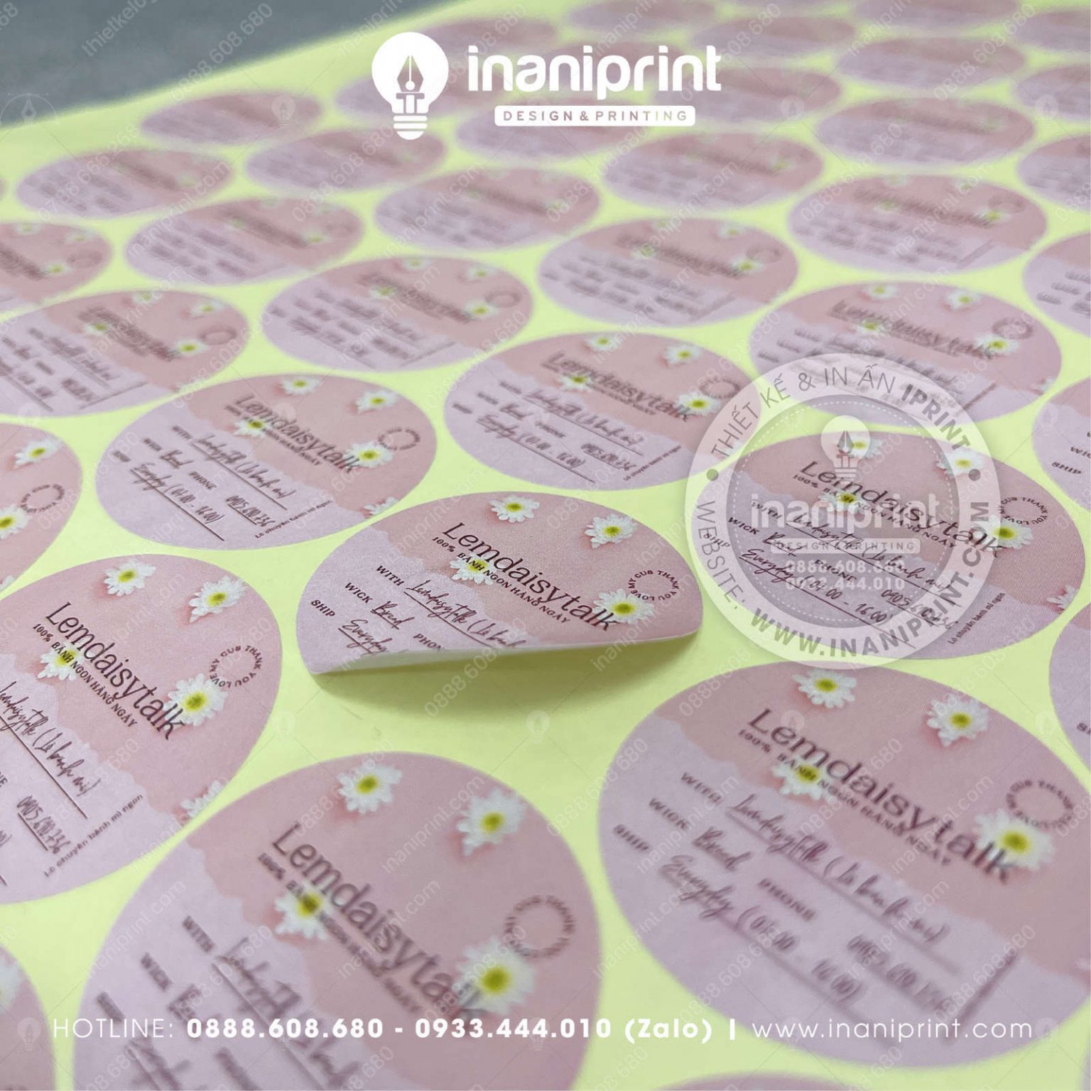 Mẫu Tem Shop Bánh, Tem Nhãn Shop Bánh, Decal Dán Shop Bánh, Tem Shop ...