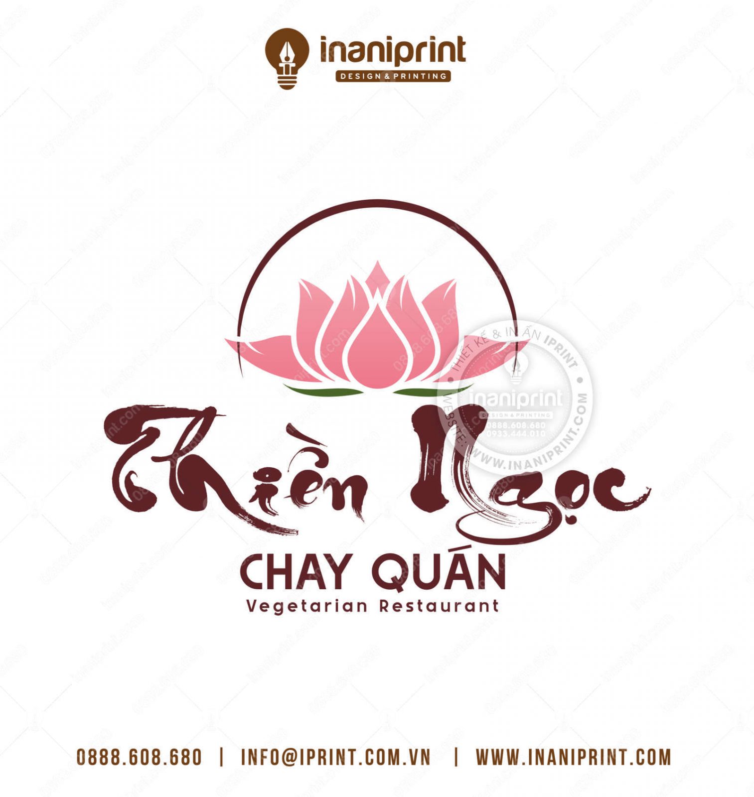 Mẫu Thiết Kế Logo Quán Ăn Chay Đẹp, Thiết Kế Logo Quán Ăn Chay Chuyên ...