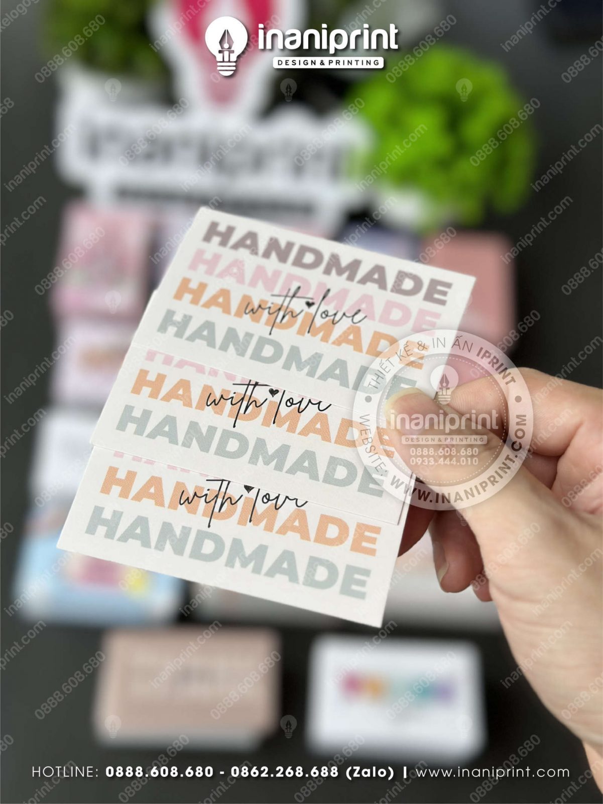 Mẫu Card Cám Ơn HandMade Màu, Thiệp Cám Ơn HandMade Màu, Danh Thiếp Cám ...
