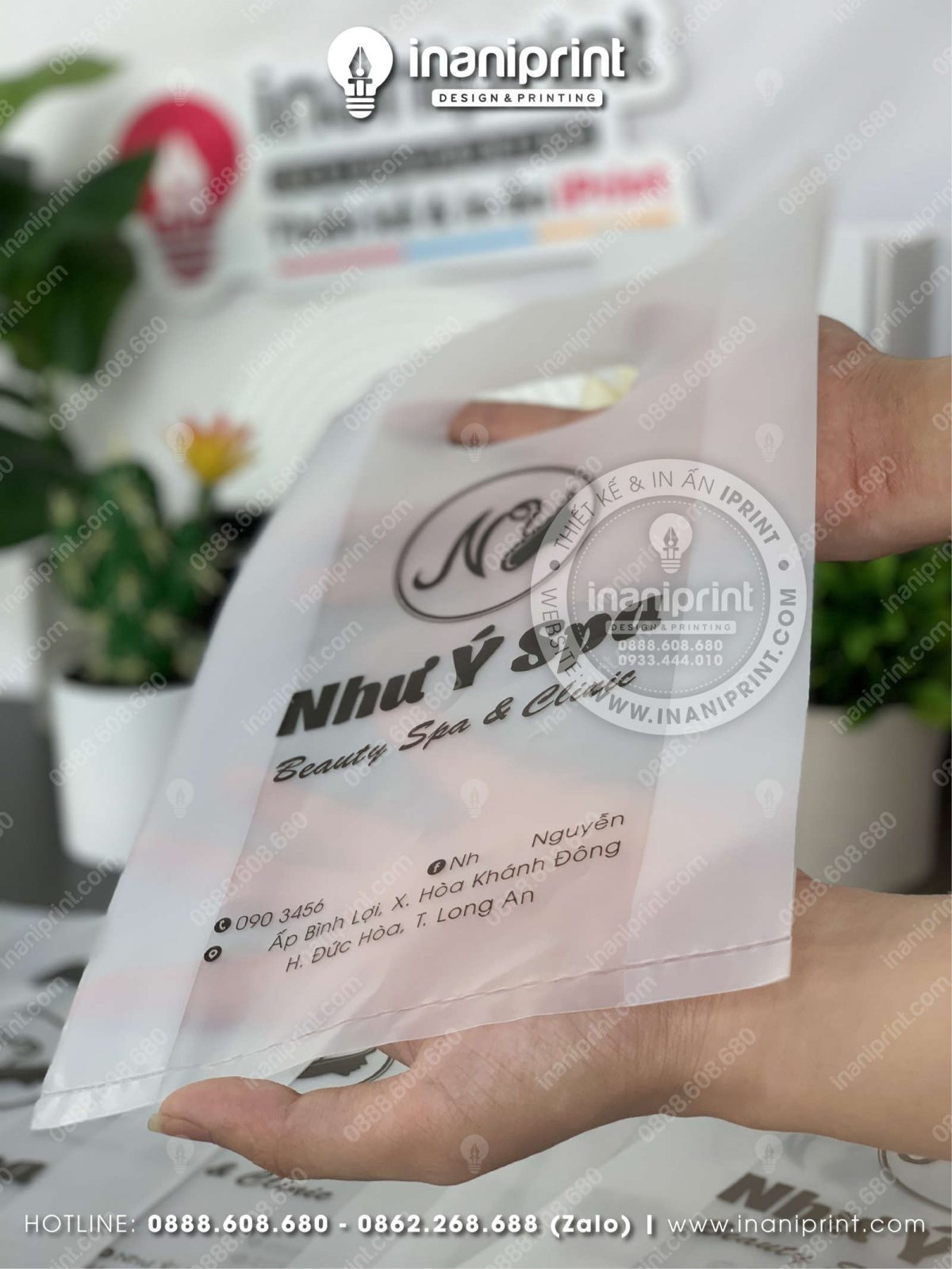 Mẫu Túi Nilon Tiệm Spa, Bao Nhựa Spa, Túi Nhựa Spa, Bao Nilon Spa Đẹp ...