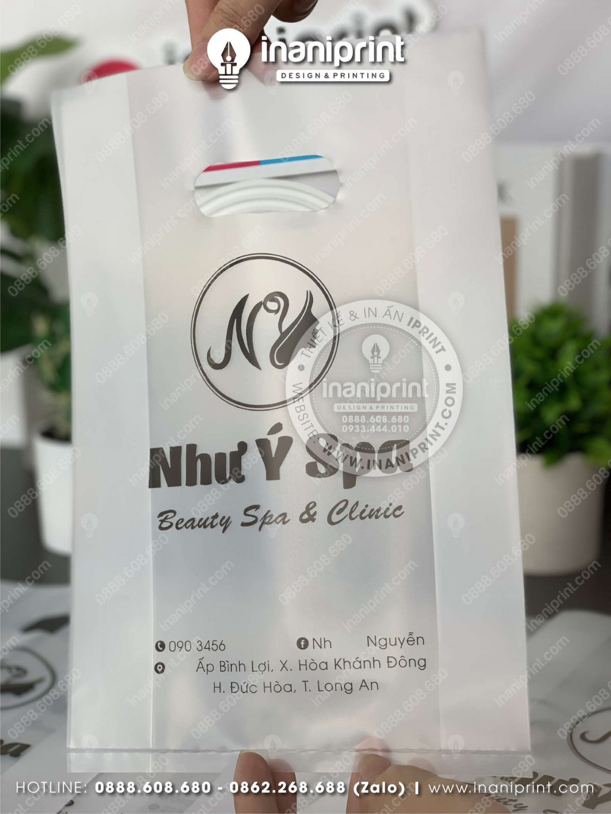 Mẫu Túi Nilon Tiệm Spa, Bao Nhựa Spa, Túi Nhựa Spa, Bao Nilon Spa Đẹp ...