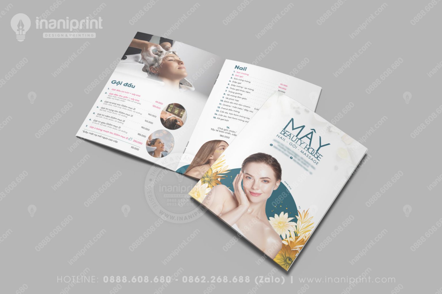 Bộ Sưu Tập Mẫu Menu Nails - Spa - Hair Salon Đẹp, Bảng Giá Nails - Spa ...