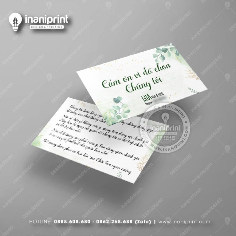 Mẫu Card Visit Quán Trà Sữa, Name Card Tiệm Trà Sữa, Danh Thiếp Quán ...