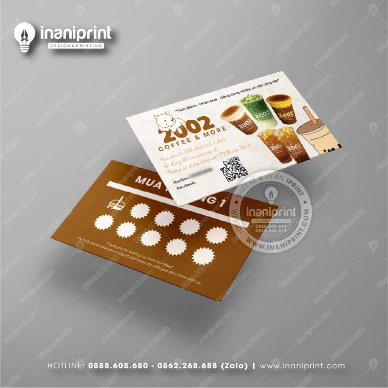 Mẫu Card Visit Quán Trà Sữa, Name Card Tiệm Trà Sữa, Danh Thiếp Quán ...